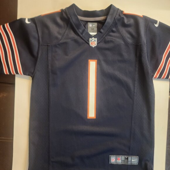 Nike | Shirts & Tops | Nike Justin Fields Boys Jersey Chicago Bears ...